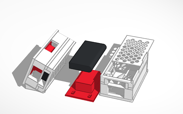 3D design Raspberry Pi Case - Tinkercad