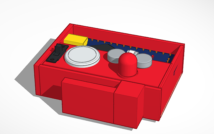 3D design Ultrasonic Sensor - Tinkercad