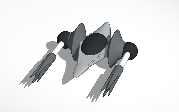 3D design spaceship tutorial - Tinkercad