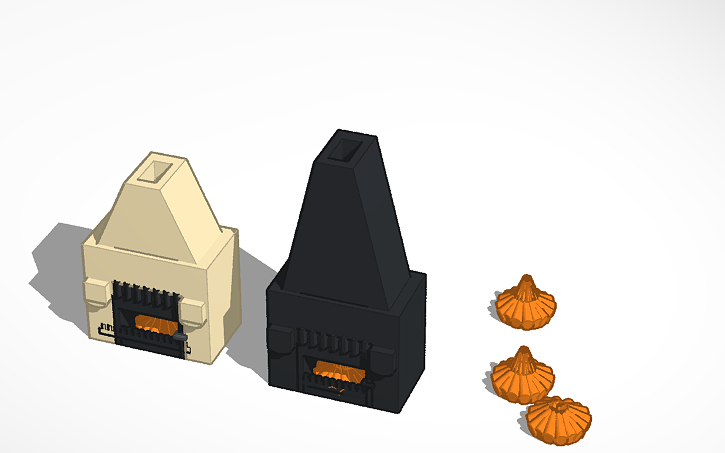 3D design chimney - Tinkercad