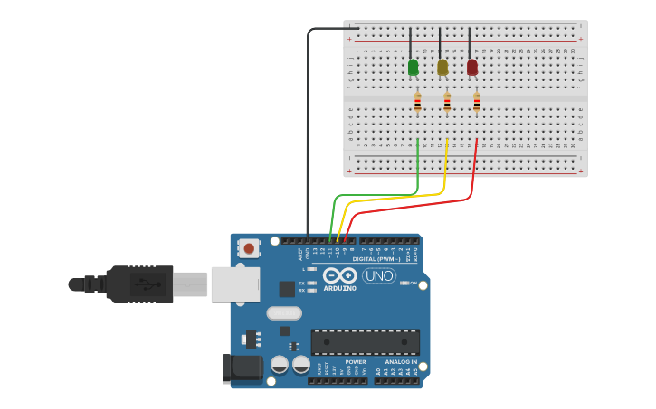 Circuit design Task 2 | Tinkercad