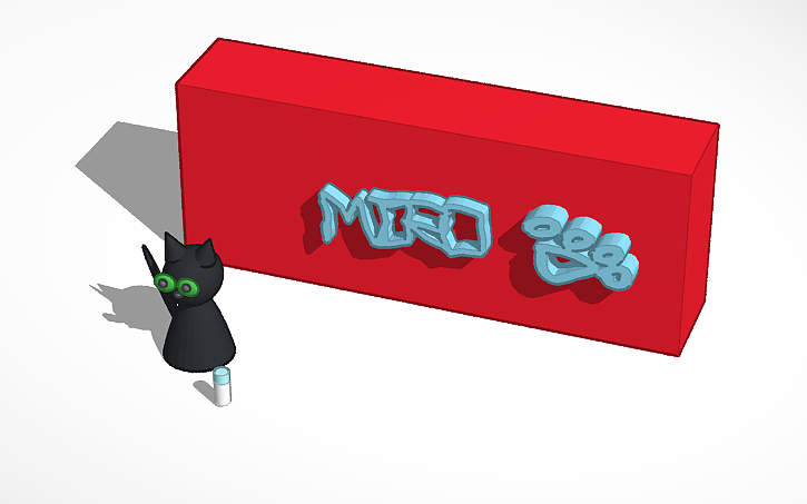 3D design Miro Graffiti | Tinkercad