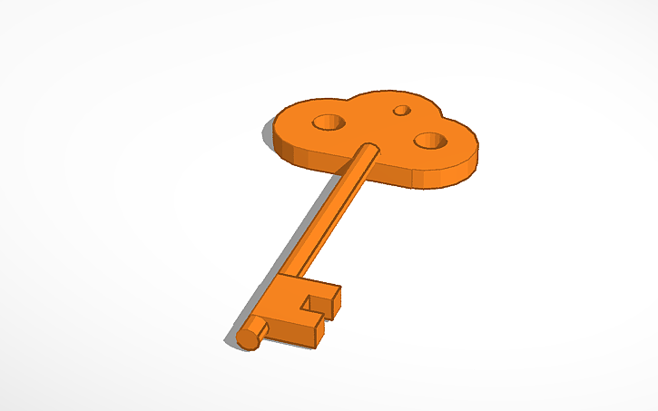 3D design Key - Tinkercad