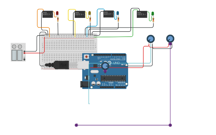 Circuit design N_P_K Controlled FertiGation Tank - Tinkercad