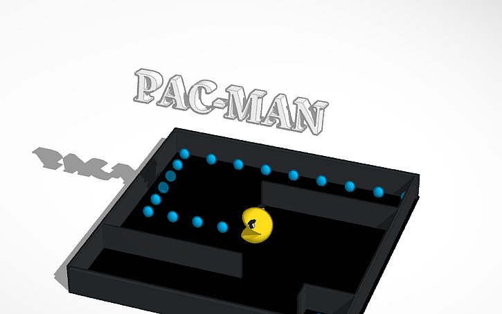 3D design PAC-MAN | Tinkercad