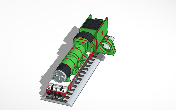 3D design Model Series Henry the Green Engine - Tinkercad