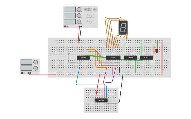 Circuit design Contador digital de 0 a 9 ,visor 7 segmentos con led ... Circuit design Contador digital de 0 a 9 ,visor 7 segmentos con led ...