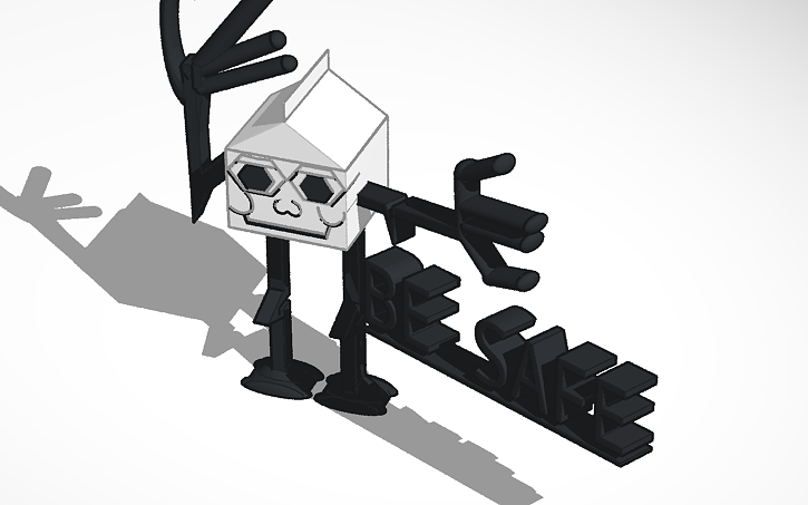 3D design MILKWALKER SAYS - Tinkercad
