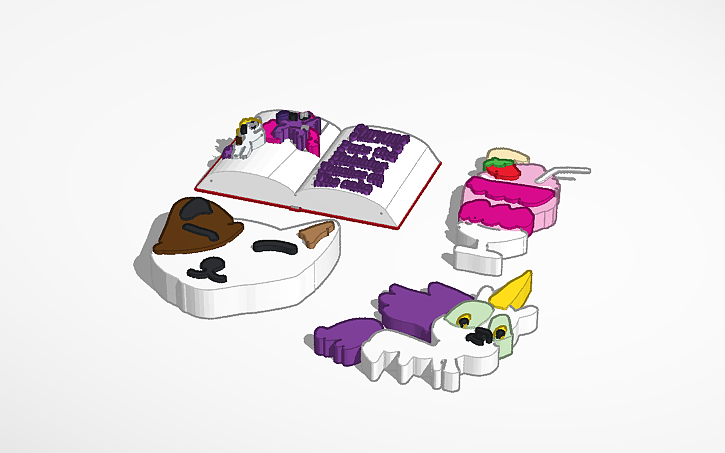 3D design Keychains - Tinkercad