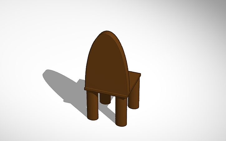 3D design chairs - Tinkercad