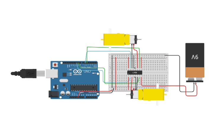 Circuit design Start Simulating | Tinkercad