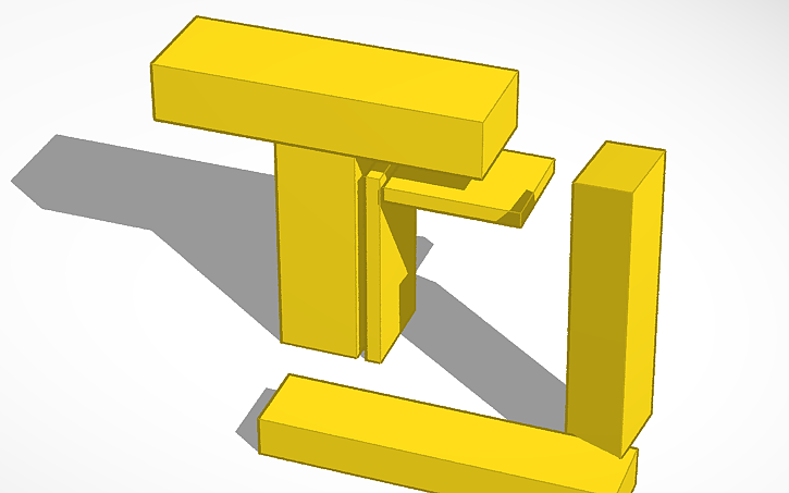 3D design projekt 1 logo | Tinkercad
