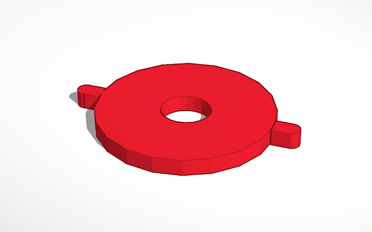 3D design router plate - Tinkercad