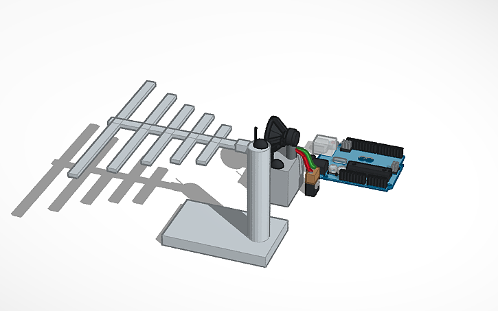 3d Design Radio Freqency Trasmiter Tinkercad