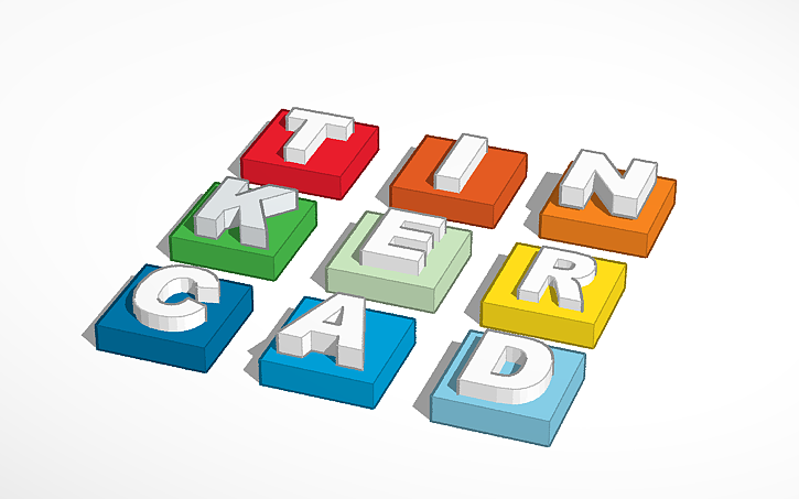 3D design tinker cad logo | Tinkercad