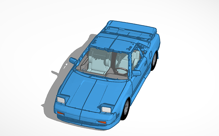 3D design Toyota MR2 MK1 - Tinkercad