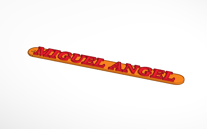 3D design el nombre epicardo | Tinkercad