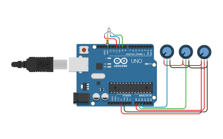 Circuit design Arduino_RGB_Colour_Generator | Tinkercad Circuit design Arduino_RGB_Colour_Generator | Tinkercad
