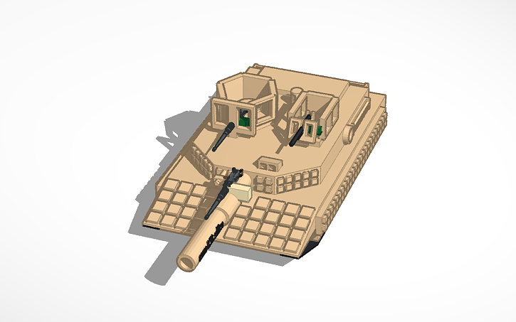 3D design m1a2 abrams sep tank | Tinkercad