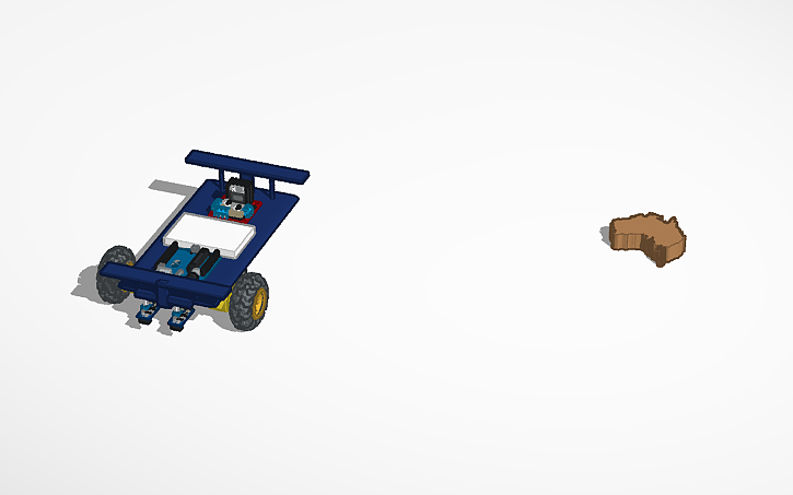 3D design Chasis Arduino - Tinkercad