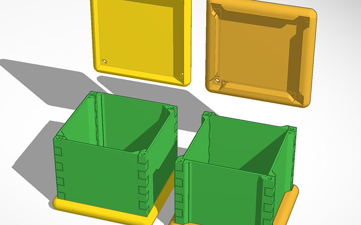 3D design 200 hinge box assembly | Tinkercad