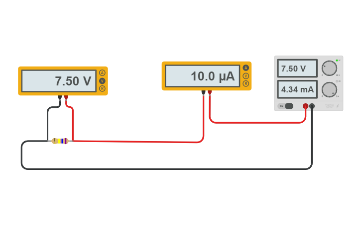 Circuit design Simple Circuit - Tinkercad