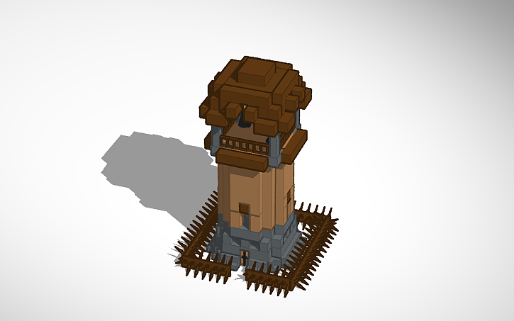 3D design WATCH TOWER - Tinkercad