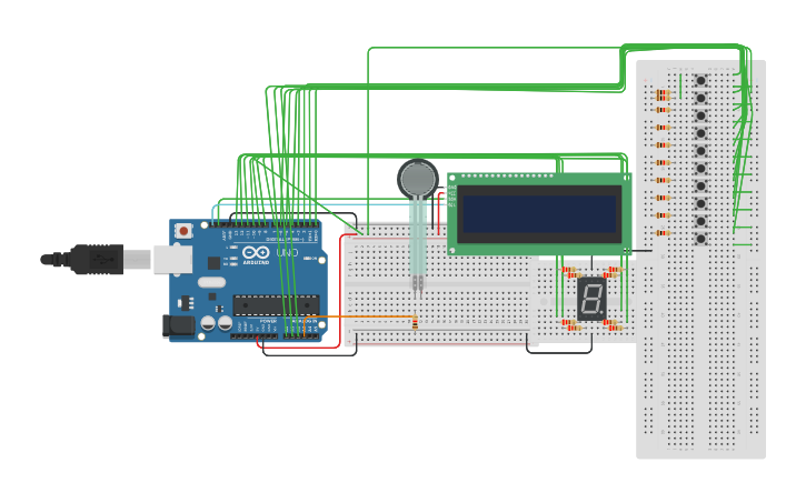 Circuit design Elevator - Tinkercad