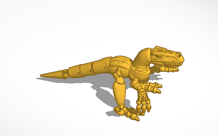 3D design dino dino - Tinkercad