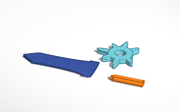3D design Wild Force Dagger - Tinkercad