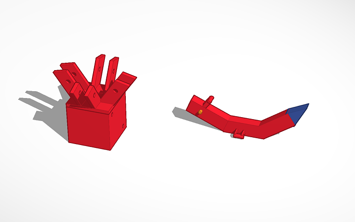 3D design Robot Claw - Tinkercad