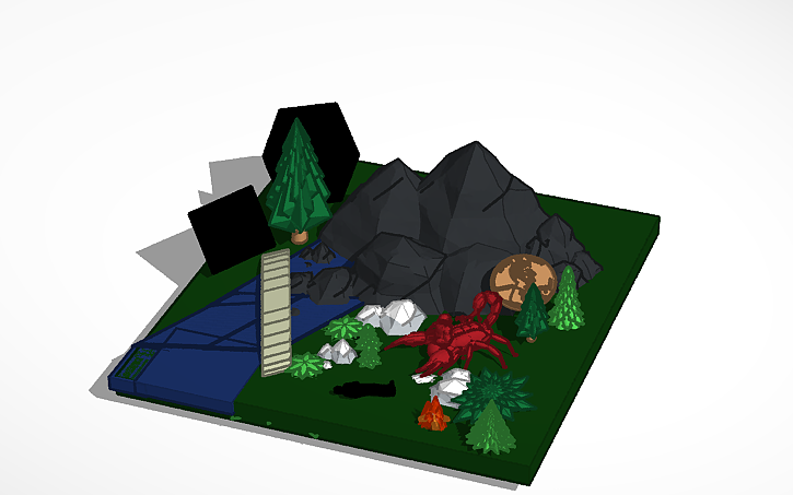 3D design bugman dnd - Tinkercad