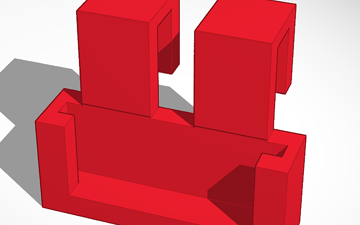 3D design nintendo switch holder - Tinkercad