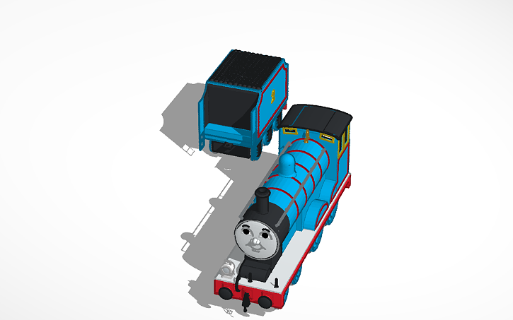3D design Copy of Edward The Blue Engine Beta - Tinkercad