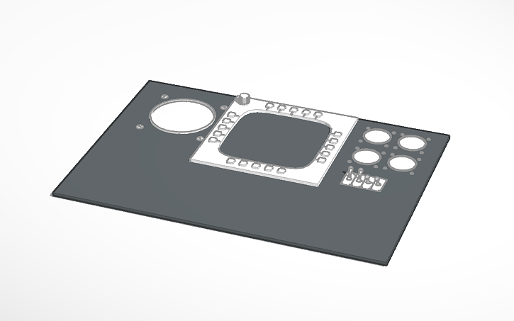 3D design Instrument Panel V0.1 | Tinkercad
