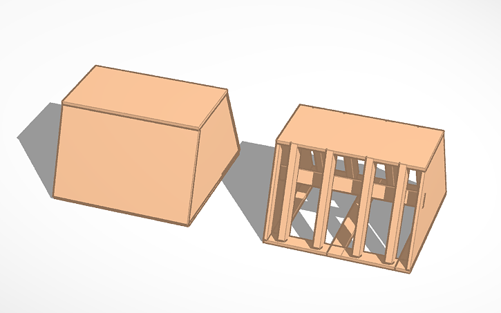 3D design Vault Box Model | Tinkercad