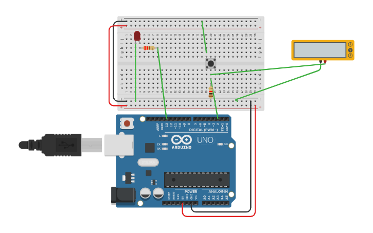 Circuit design LED 2 | Tinkercad