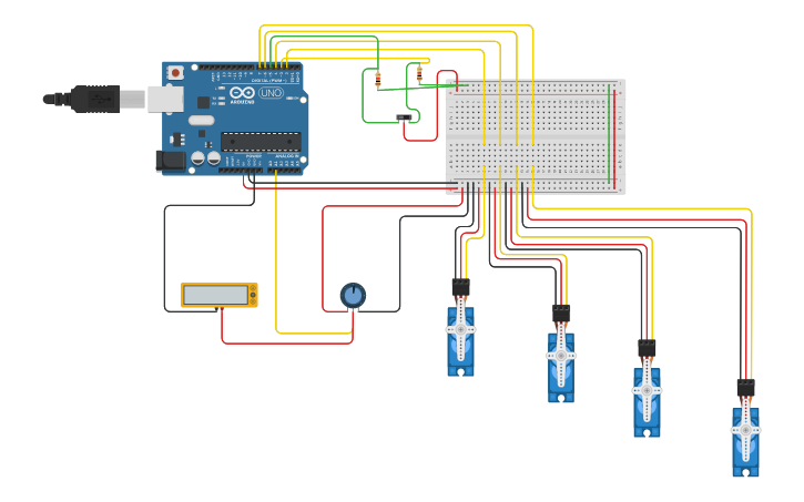 Circuit Design Schaltkreis Batterietester Tinkercad