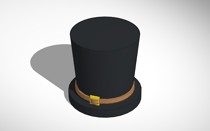 3D design Top Hat - Tinkercad