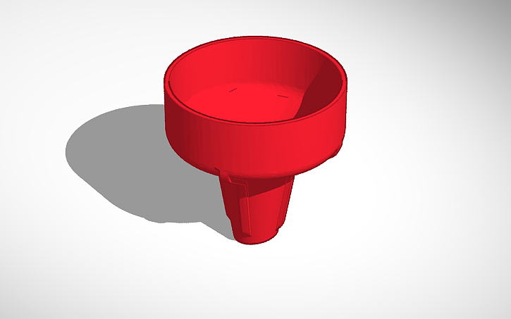 3D design funnel - Tinkercad