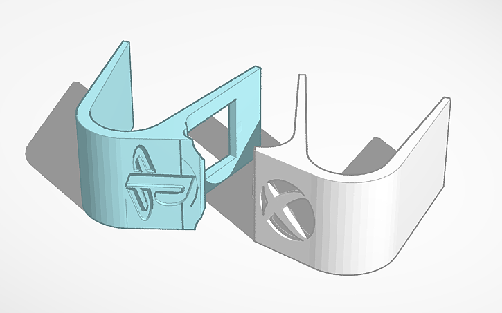 3D design Controller stand xbox and ps - Tinkercad