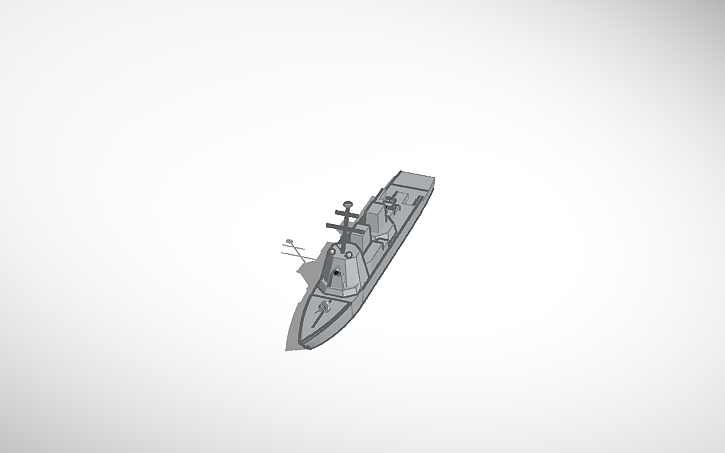 3D design Admiral Mitscher-Class NG Destroyer - Tinkercad