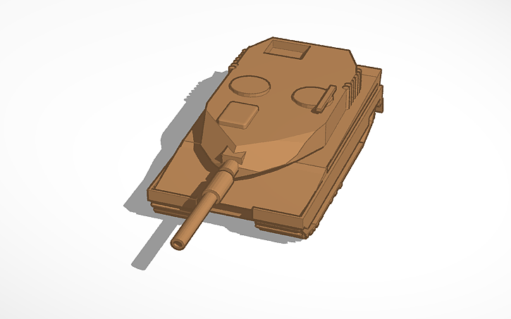 3D design Leopard ii Tank - Tinkercad