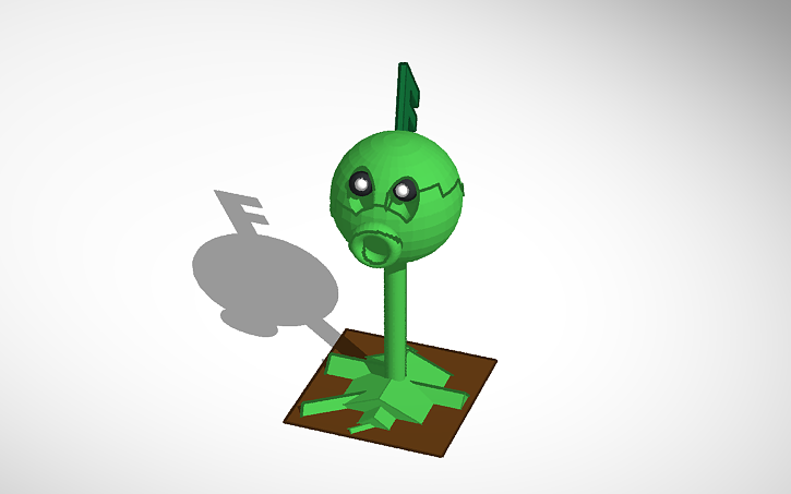 3D design PEASHOOTER | Tinkercad
