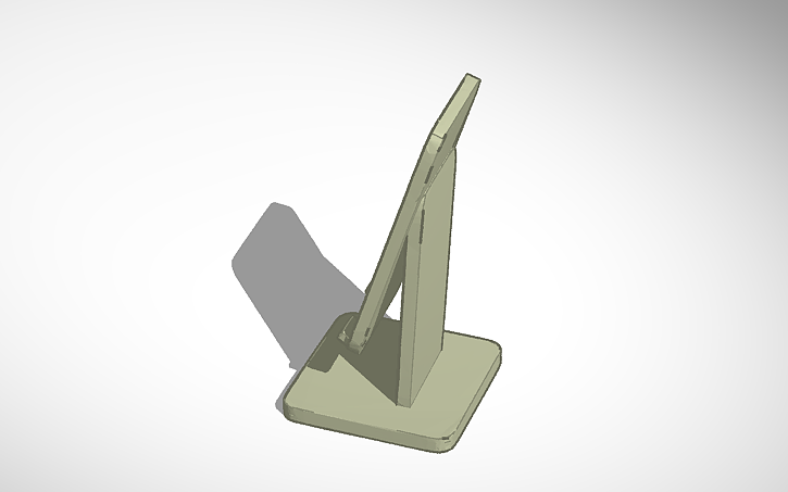 3D design phone stand | Tinkercad