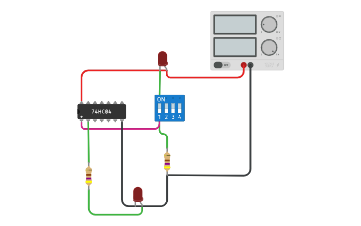 Circuit design Diagrama 1 | Tinkercad