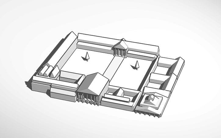 3D design Fishbourne Palace | Tinkercad
