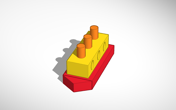 3D design boat | Tinkercad