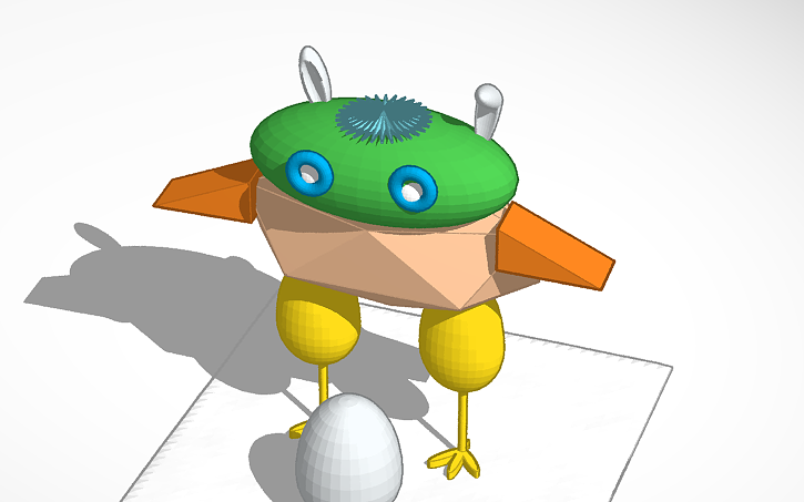 3D design alex haswells chicken | Tinkercad