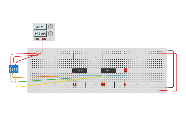 Circuit design 3.4 Problema SEMANA 1 - Tinkercad
